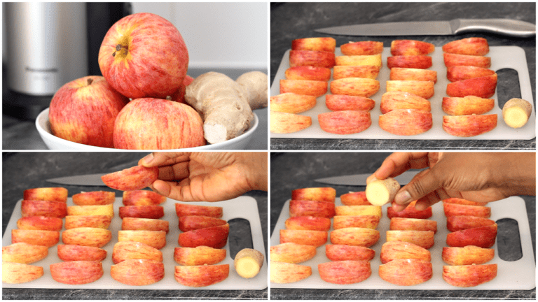 Apple Ginger Juice - Yummieliciouz