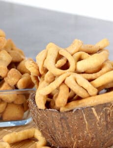 Crunchy Coconut Chin Chin - Yummieliciouz