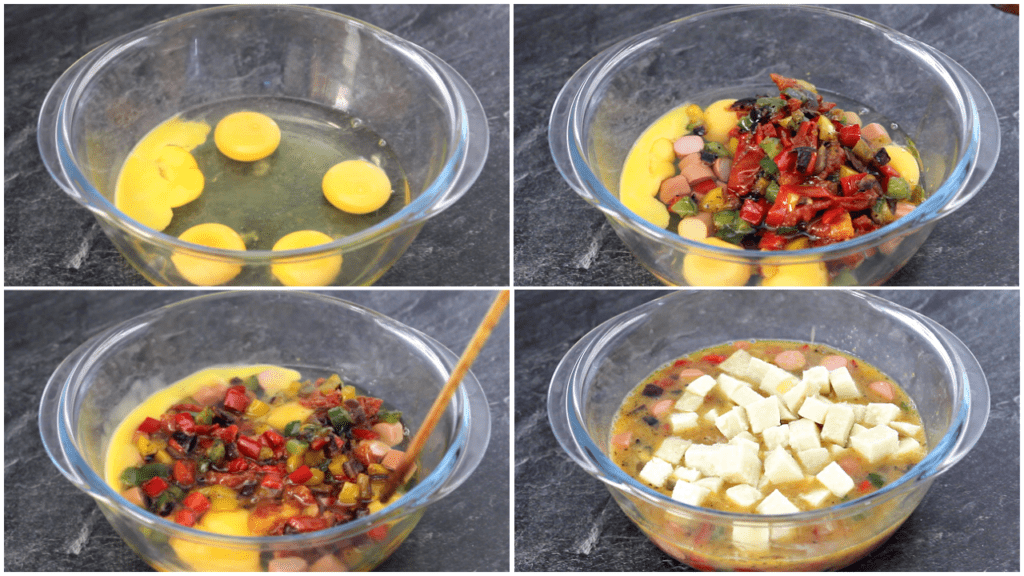 Frittata Recipe (Yam and Egg) - Yummieliciouz