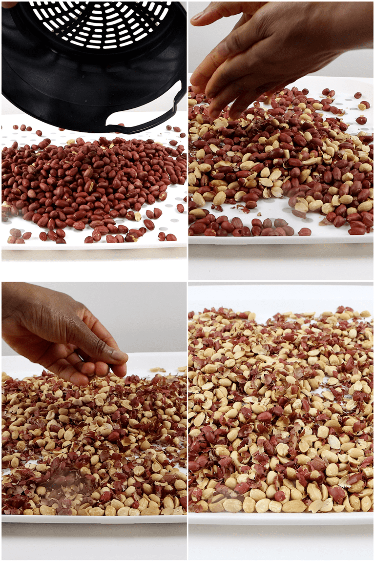 Air Fryer-Roasted Peanuts Recipe - Yummieliciouz