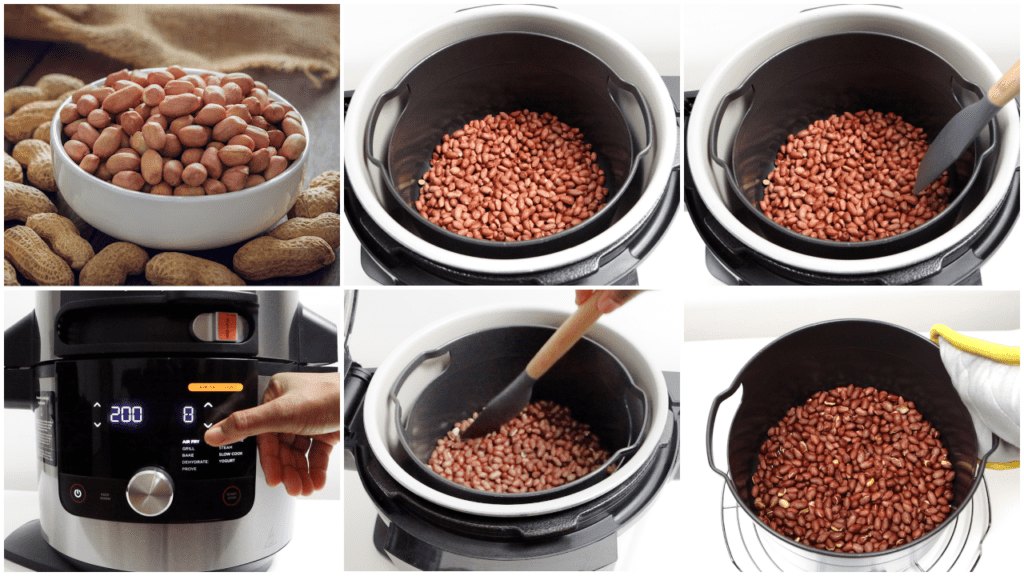 Air Fryer-Roasted Peanuts Recipe - Yummieliciouz
