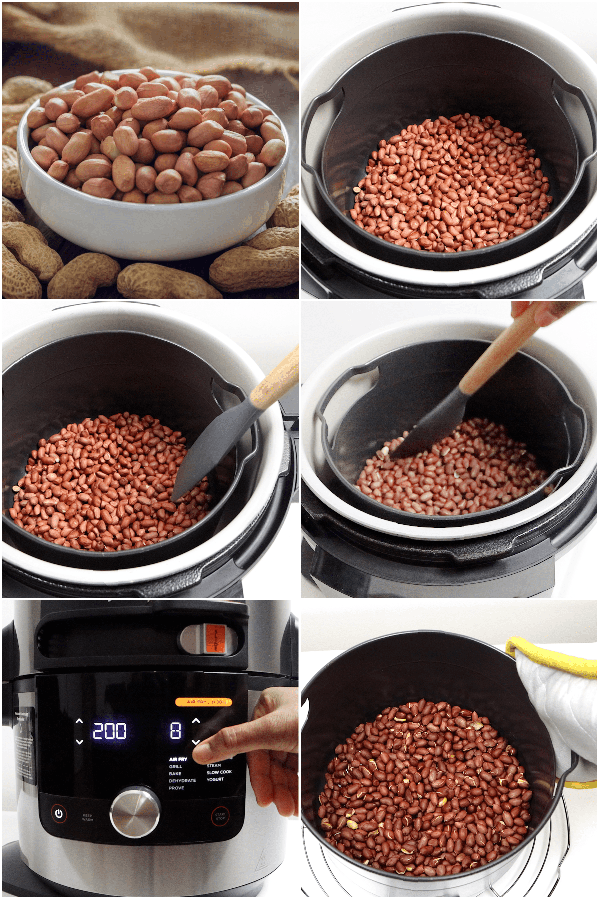 Air Fryer-Roasted Peanuts Recipe - Yummieliciouz