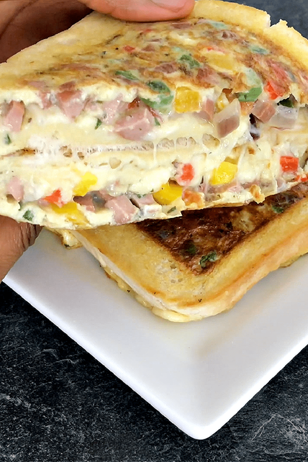 Breakfast Sandwich Recipe - Yummieliciouz