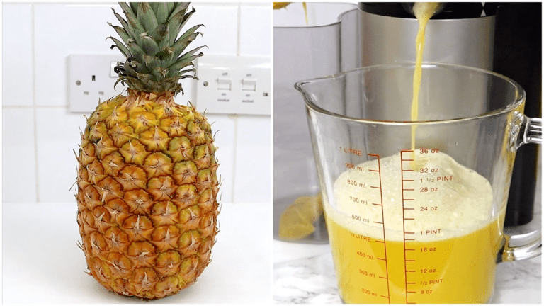 Pineapple Juice (With Juicer) - Yummieliciouz