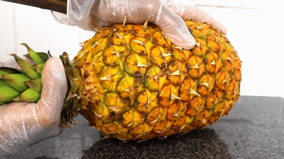 Pineapple Juice (With Juicer) - Yummieliciouz