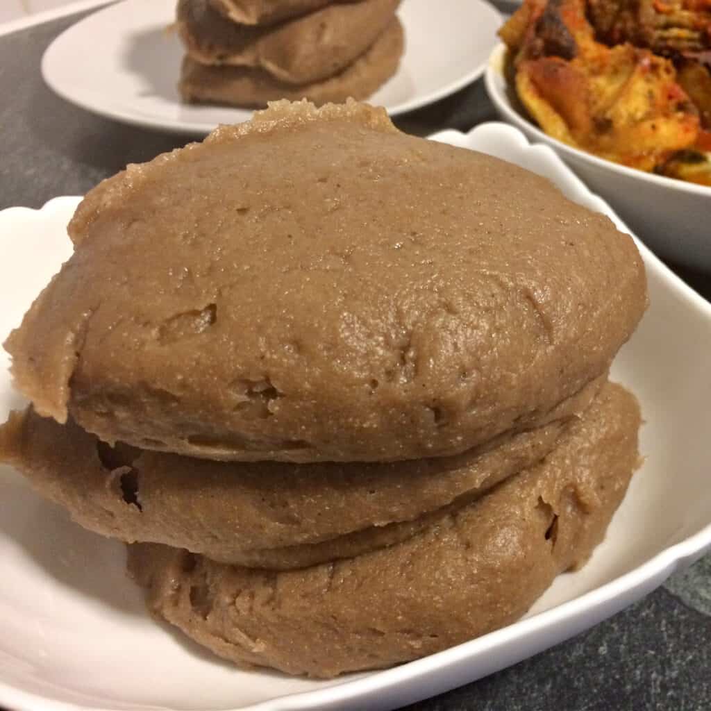 How to Make Amala - Yummieliciouz