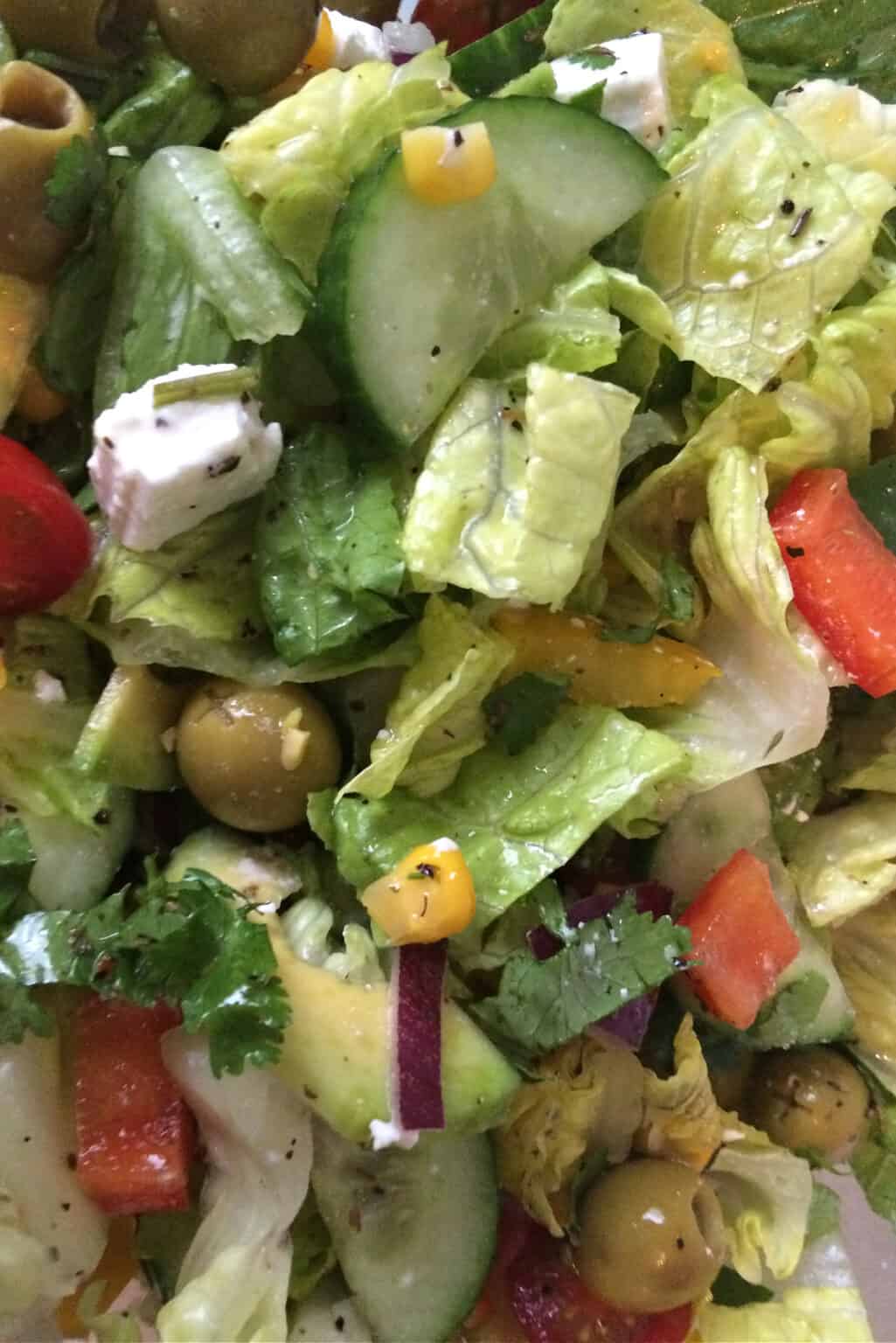 Easy Salad Recipe - Yummieliciouz